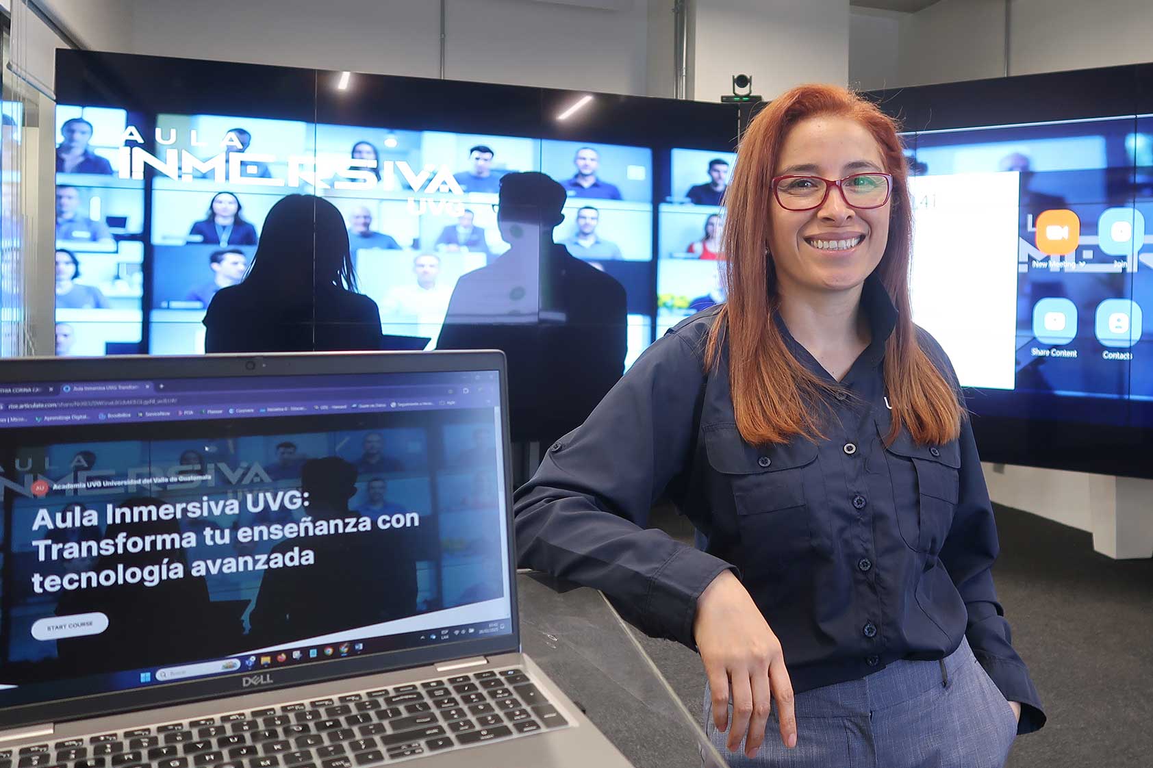 La nueva Aula Inmersiva en el CIT potencia el aprendizaje virtual | Actualidad UVG